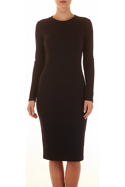 Filippa K. Tričkové Šaty Černé Second hand Vel. M | Unimoda.cz